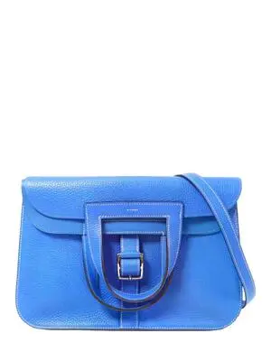 Hermès Halzan Shoulder Bag - Blue