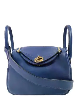 Hermès Mini Lindy Shoulder Bag - Blue