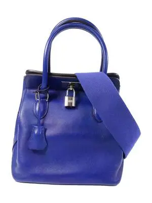 Hermès Tool Box 20 Tote Bag - Blue