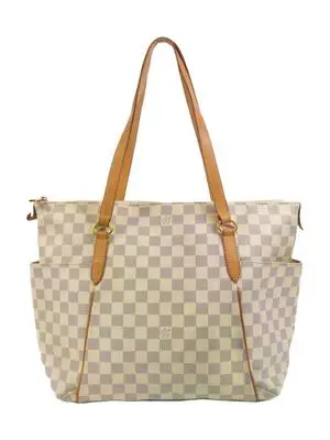 LOUIS VUITTON Louis Vuitton Damier Azur Totally Shoulder Bag Neutrals