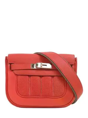 Hermès Mini Berline Shoulder Bag - Red