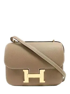 Hermès Mini Constance Shoulder Bag - Neutrals