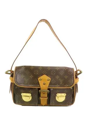 LOUIS VUITTON Monogram Hudson Pm Shoulder Bag - Brown