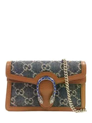 Gucci Gucci Mini Dionysus Shoulder Bag In GG Supreme Canvas Blue