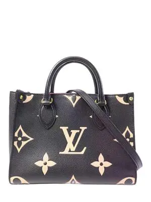 LOUIS VUITTON Monogram Empreinte Onthego Tote Bag - Black