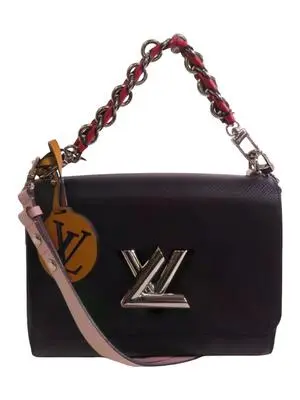 LOUIS VUITTON Twist Epi Leather Shoulder Bag - Black