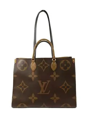 LOUIS VUITTON Louis Vuitton On The Go GM Tote Bag Brown