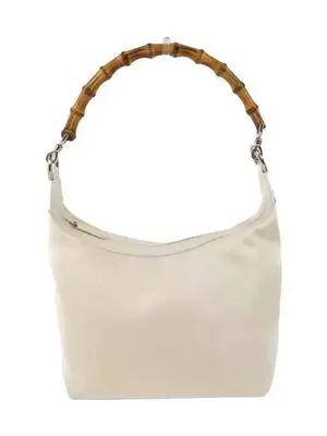 Gucci Bamboo Handle Shoulder Bag - Neutrals