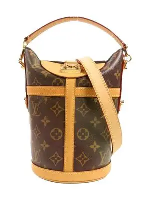 LOUIS VUITTON Monogram Duffle Bucket Bag - Brown