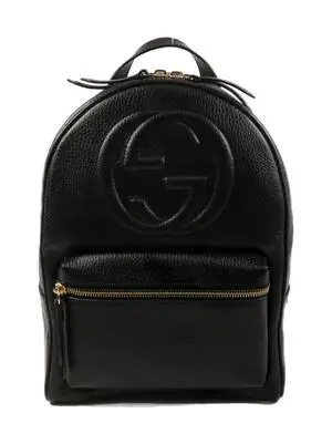 Gucci Soho Leather Backpack - Black