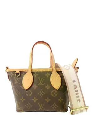 LOUIS VUITTON Neverfull Bb Monogram Canvas Handbag - Brown