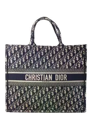 Dior Oblique Book Tote Bag - Blue