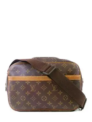 LOUIS VUITTON Monogram Reporter Shoulder Bag - Brown