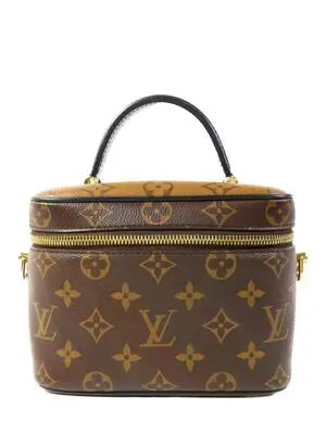 LOUIS VUITTON Vanity Monogram Reverse Handbag - Brown