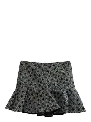Red Valentino Star Accent A-line Skirt - Grey