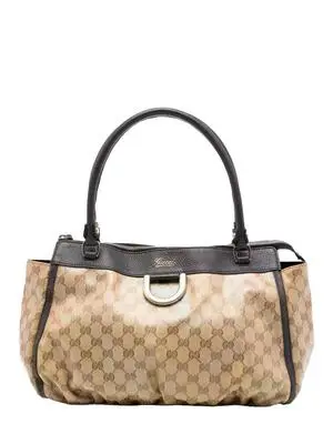 Gucci Gg Crystal Abbey D Ring Tote Bag - Neutrals