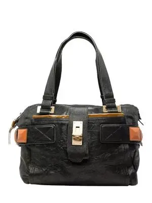 Chloé 2008 Leather Audra Shoulder Bag - Black