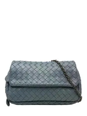 BOTTEGA VENETA Bottega Veneta Woven Leather Expandable Crossbody Bag