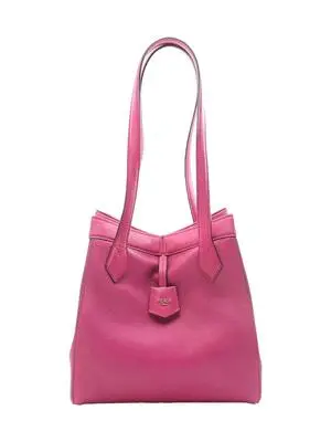 Fendi Leather Origami Tote Bag - Pink