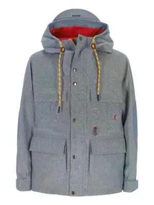Moncler Hooded Down Jacket - Grey