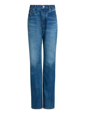 Alaïa Skinny Bootcut Jeans - Blue