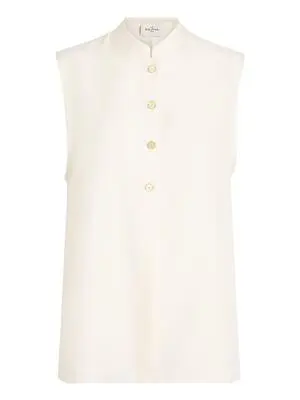 LE KASHA Le Kasha Silk Sleeveless Shirt