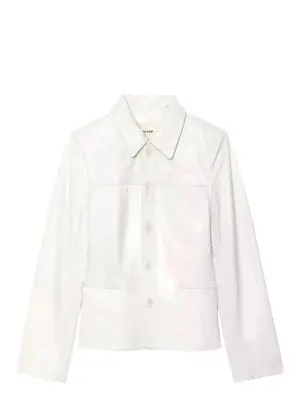Zadig&Voltaire Liamys Leather Jacket - White