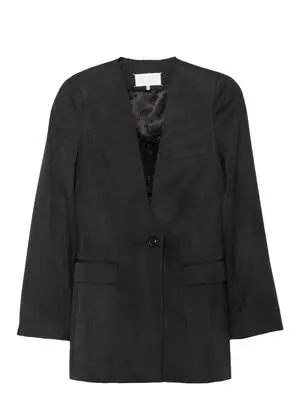 MAISON MARGIELA Collarless Blazer - Grey