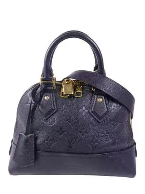 LOUIS VUITTON Monogram Empreinte Neo Alma Bb - Black