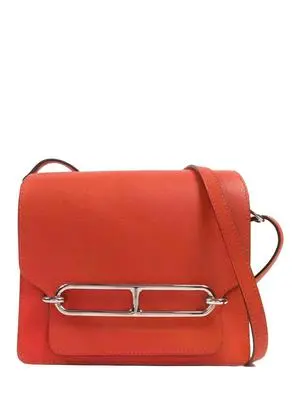 Hermès Hermès Mini Roulis Shoulder Bag Red