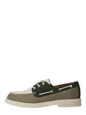 Karl Lagerfeld Kori Tri-color Boat Shoes - Neutrals