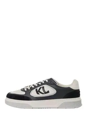Karl Lagerfeld Logo Detail Platform Sneakers - Blue