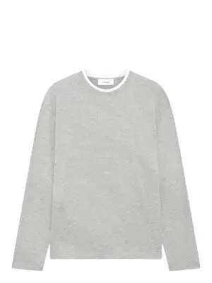 LARDINI Cotton Long-sleeve T-shirt - Grey
