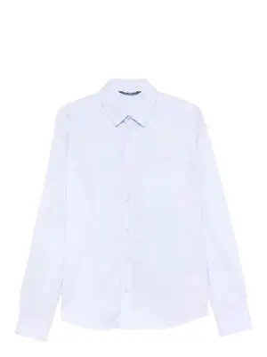 K-WAY Darmi Chest-pocket Long-sleeve Shirt - Blue