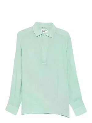 MC2 SAINT BARTH Raphael Long-sleeve Polo Shirt - Green
