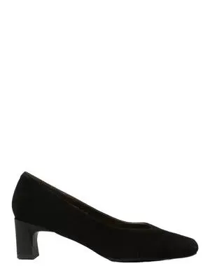 LINDA BAUMANN Square-toe Block-heel Pumps - Black