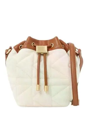 Karl Lagerfeld Quilted Bucket Bag - Neutrals