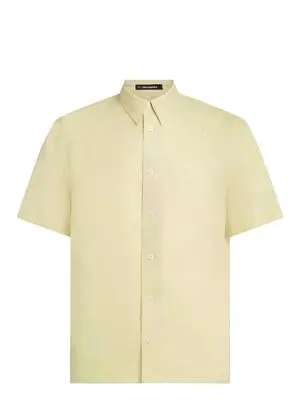 Karl Lagerfeld Embroidery Linen Shirt - Yellow