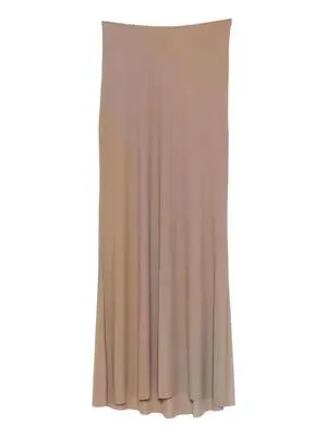 AMAZUIN Luna Flared Maxi Skirt - Neutrals