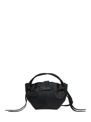 Karl Lagerfeld K/pierced Bucket Bag - Black