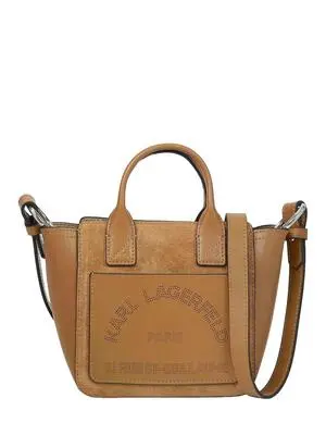 Karl Lagerfeld Karl Lagerfeld K/Daily Mini Suede Tote Bag Neutrals