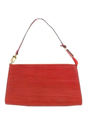 LOUIS VUITTON Detachable Strap Leather Bag - Red