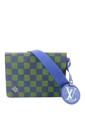 LOUIS VUITTON Damier Book Shoulder Bag - Blue