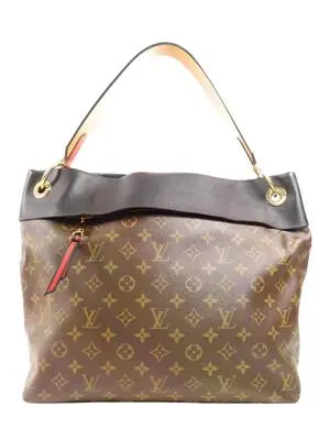 LOUIS VUITTON Tuileries Monogram Shoulder Bag - Brown