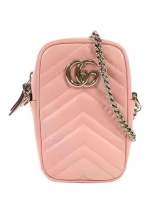Gucci Gg Marmont Shoulder Bag - Pink