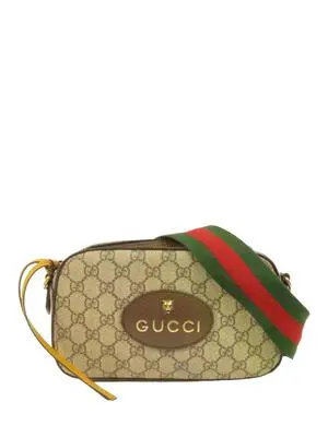 GUCCI Gucci GG Supreme Crossbody Bag With Tiger Head Detail