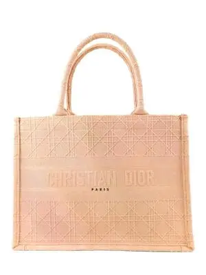 Dior Cannage Book Tote Bag - Pink