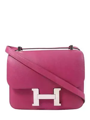 Hermès 24 Constance Shoulder Bag - Pink