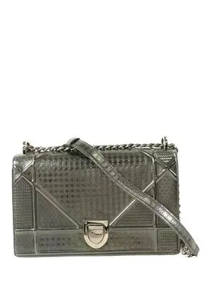 Dior Diorama Chain Shoulder Bag - Grey