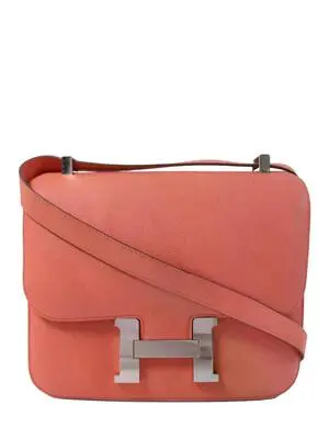 Hermès 24 Constance Shoulder Bag - Orange